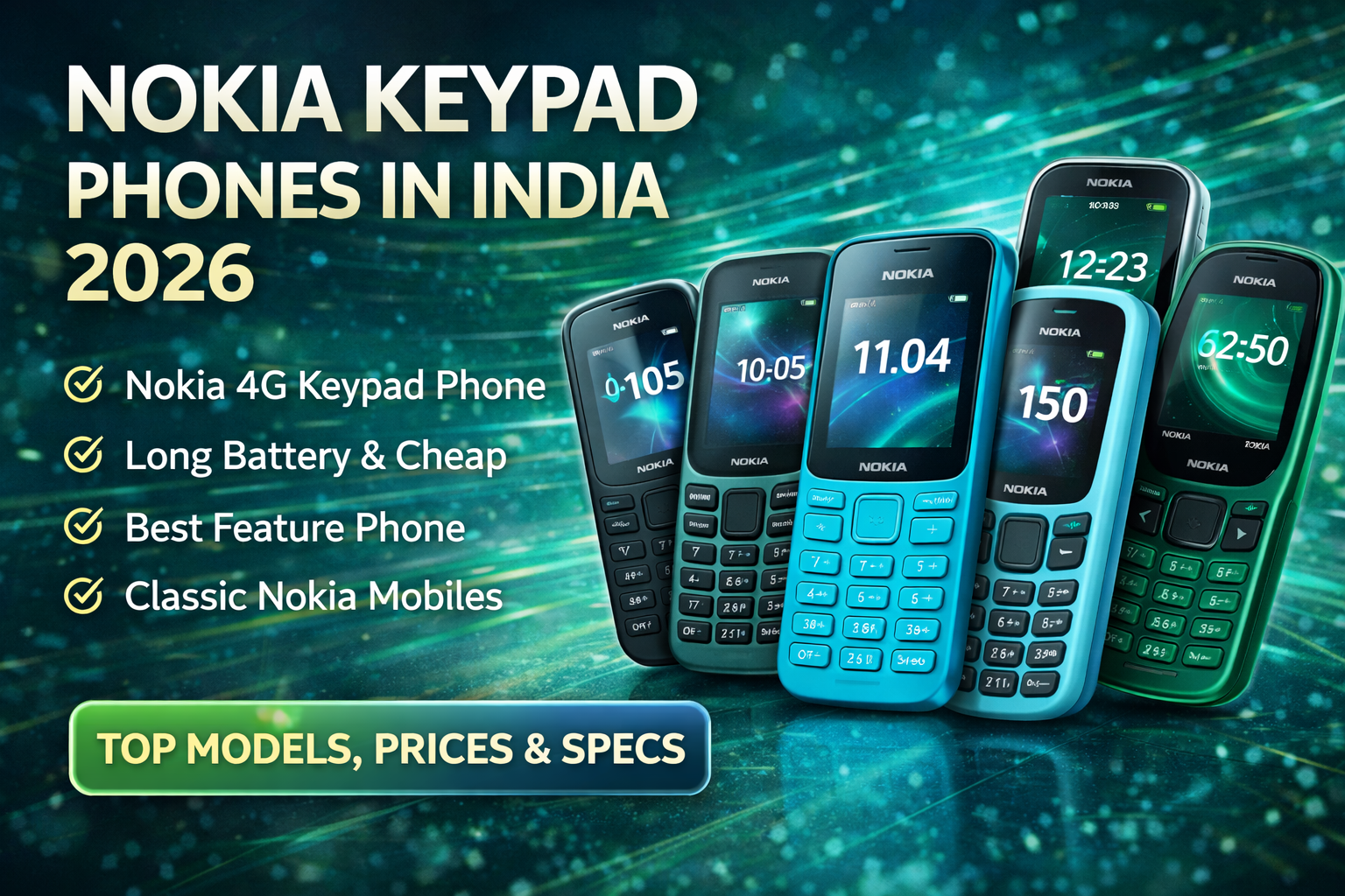 Nokia Keypad Phones Price List 2026 (India) – Best Models, Specs ...